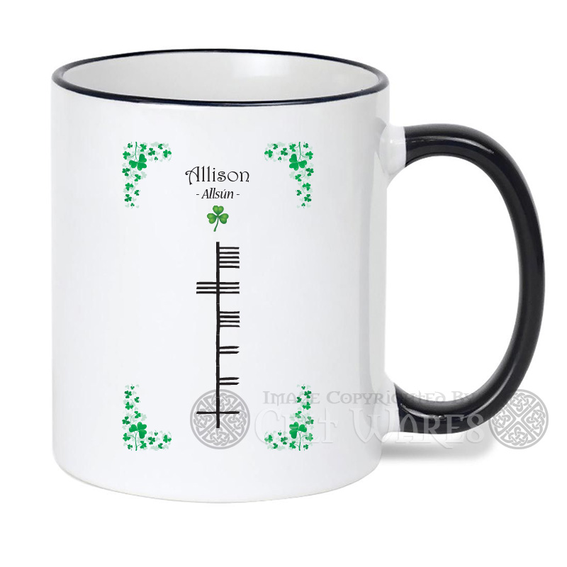 Allison - Ogham Mug - Celt Wares